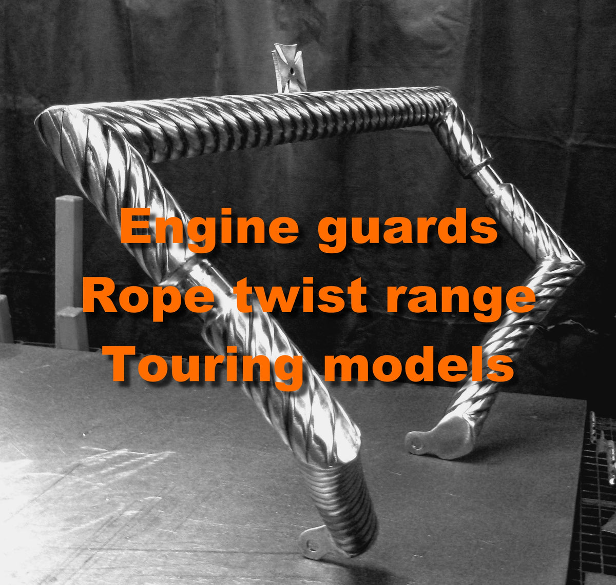 ENGINE GUARDS - ROPE TWIST RANGE - TOURING MODELS – Fortress Motorcycle Ltd
