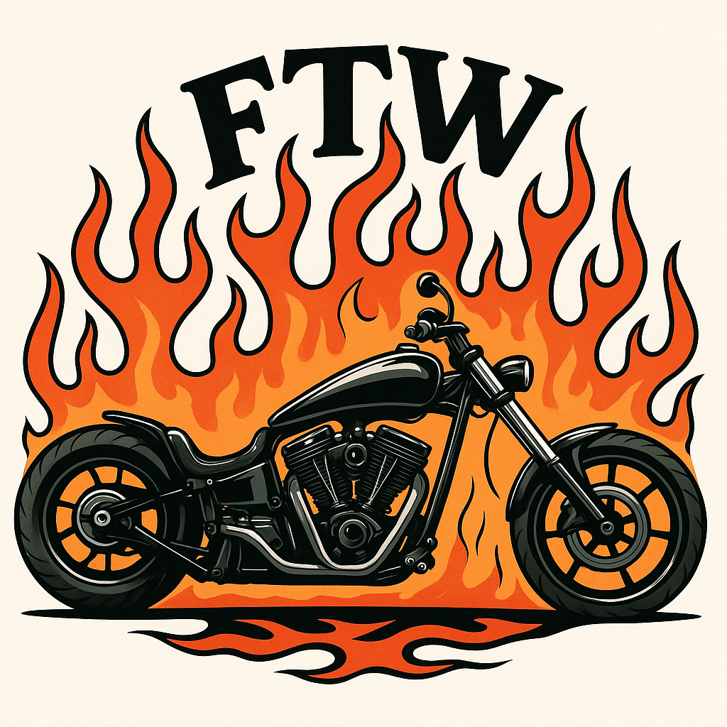 MEAN MOTOR TEES - FTW – Fortress Motorcycle Ltd