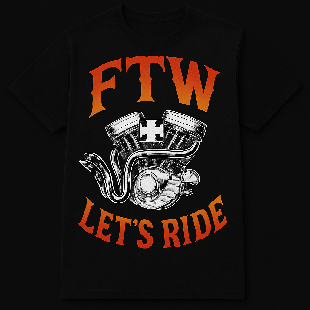 MEAN MOTOR TEES - FTW – Fortress Motorcycle Ltd