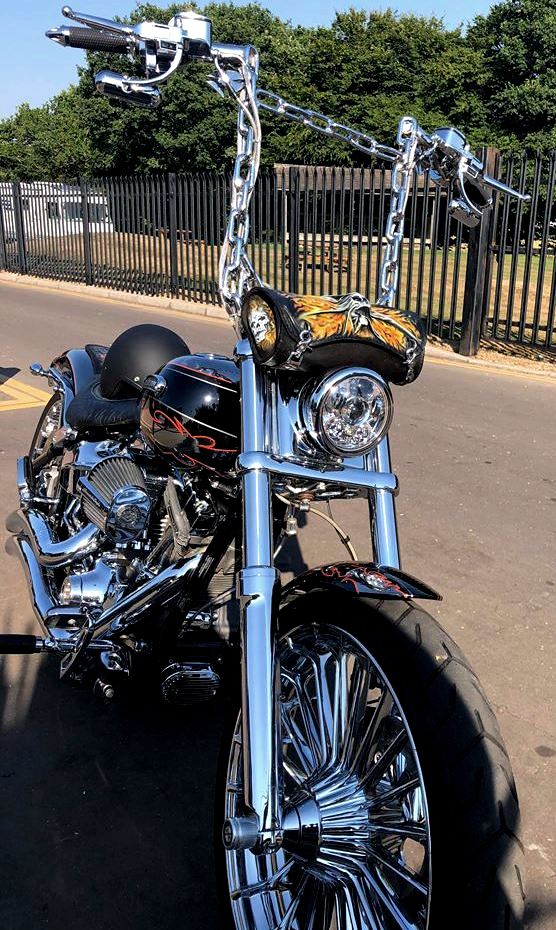 HANDLEBARS - CHAIN LINK RANGE - "CONVICT" - UNIVERSAL FIT – Fortress ...