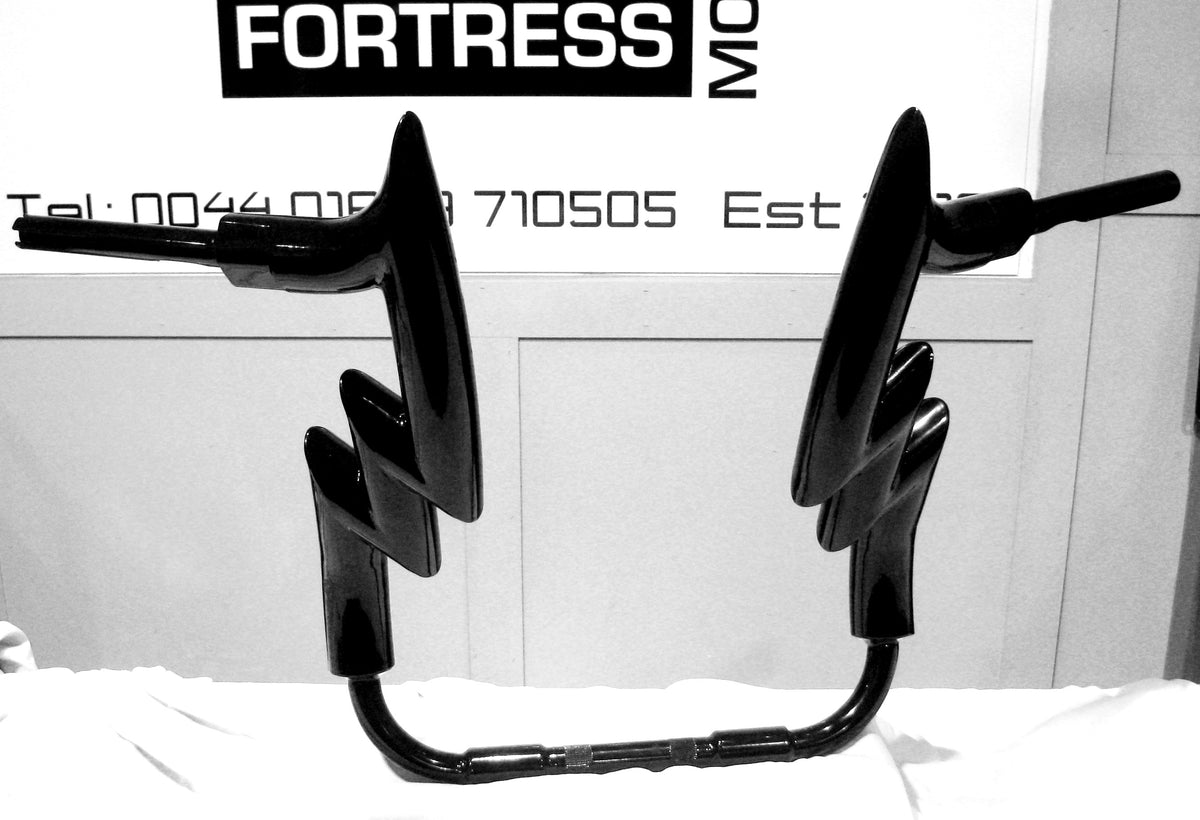 HANDLEBARS - BAGGER RANGE - "FIREBOLT" - STREET GLIDE – Fortress ...